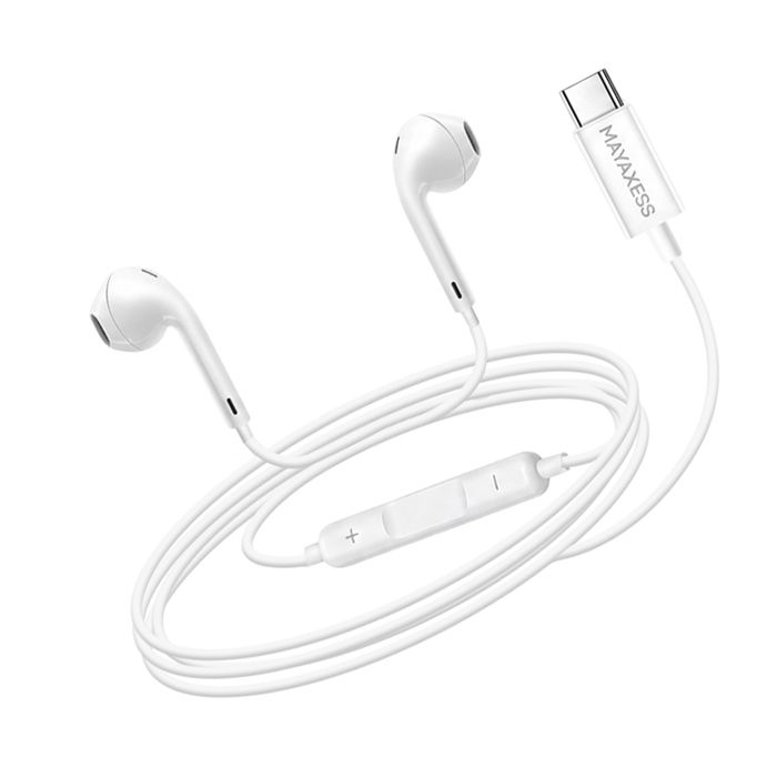 Écouteurs Filaires pour Galaxy A56 USB-C avec Micro intégré Mayaxess ...