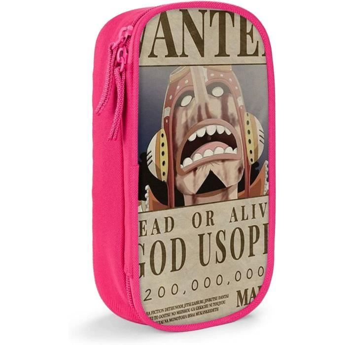 Trousse à crayons One Piece Usopp Bounty Rose - Marque One Piece - Cuir ...