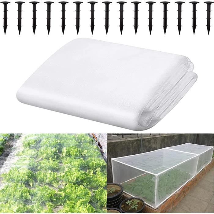 Filet Anti Insectes Jardin,Maille Fine Anti-Insecte en Maille,Filet de ...