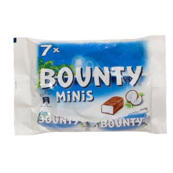 Mini Bounty - 7 barres - 227g - Cdiscount Au quotidien