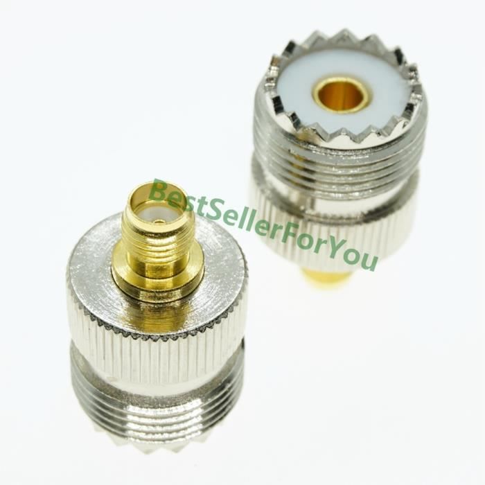 SMA UHF-KK - Connecteur Rf Mâle-femelle Uhf So-239 Pl-259 À Bnc N Sma, 1 Pièce, Convertisseur De ...