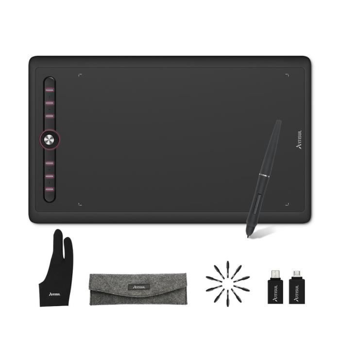 Tablettes Graphiques,tablette à stylet M0610Pro pour dessin Digital ...