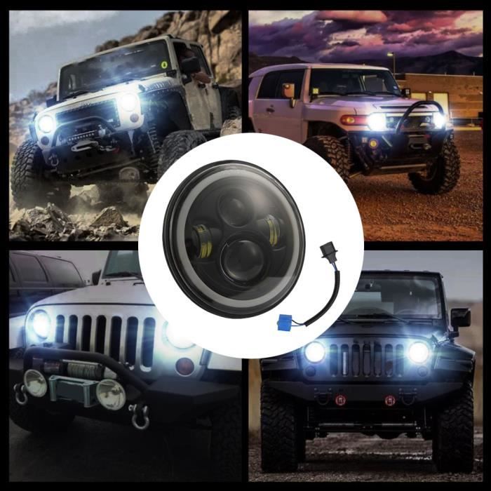 Dioche phare de projecteur étanche Ampoule de phare LED 140W 7 pouces ...