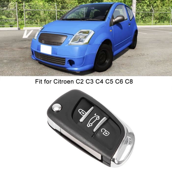 LON® coque de clé à distance Remplacement de coque de boîtier de clé à ...