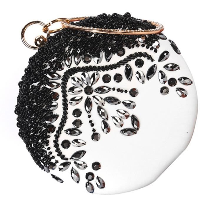 1pc Creative Exquisite Sac strass élégant pour dîner femme pochette a ...