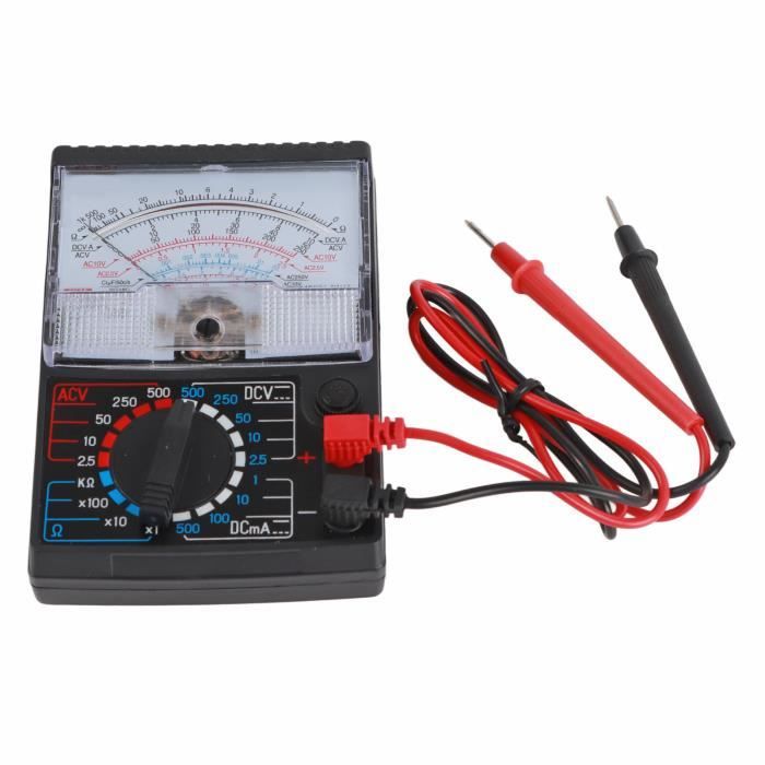 Qiilu Multimètre Voltage/AC Multimeter Pointer Multimeter, with 18 ...