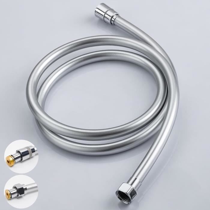 GAOZHI Flexible de douche, G1-2, raccord universel, protection anti ...