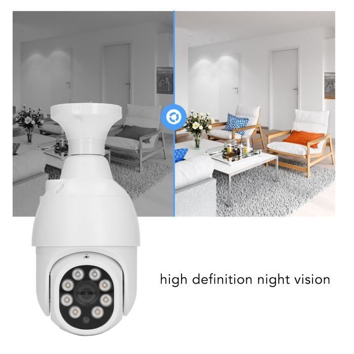 JIM-Caméra de sécurité extérieure sans fil WIFI surveillance de vision ...