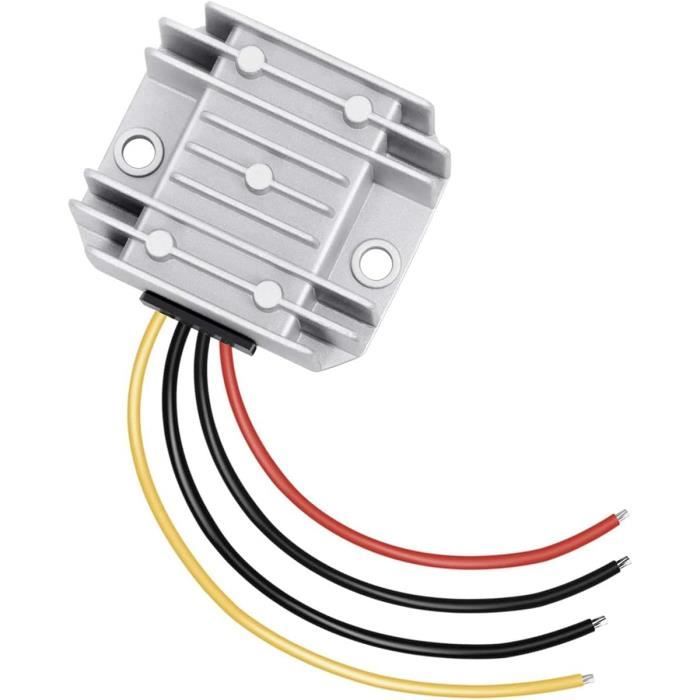 1 Pièce Stabilisateur De Tension Dc-Dc 12V Étanche, Dc 8V-40V À 12V 3A 36W Convertisseur De ...