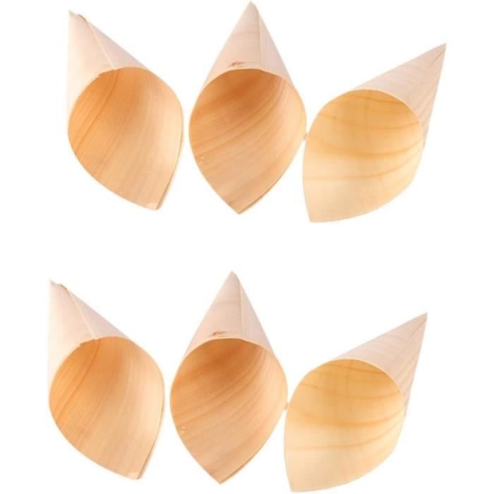 100 Pcs Cartons De Pop-Corn Cône Porte-Apéritif Cônes De Nourriture Pour Les Doigts Maquina De ...