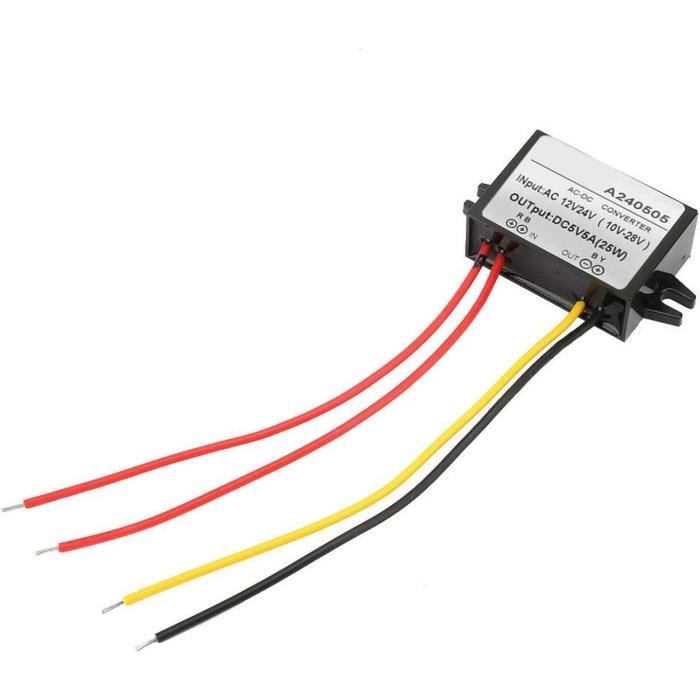 Convertisseur Dc 5V Ac 12V 24V Vers Dc 5V Buck Converter Module De Convertisseur De Tension Ac ...