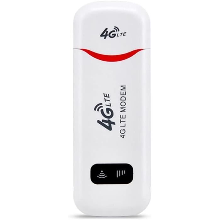 Routeur 4G LTE sans USB Dongle Mobile Haut DéBit 150Mbps Modem Stick Carte Sim USB WiFi ...