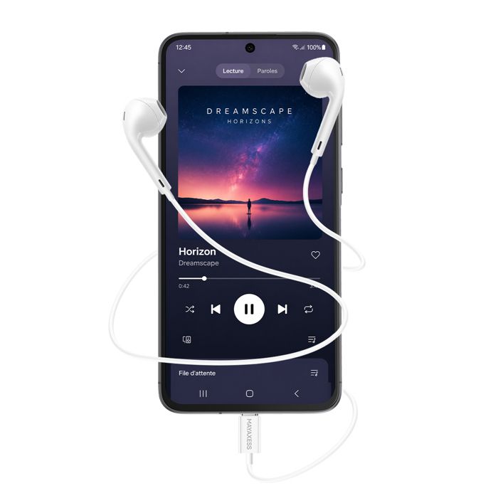 Écouteurs Filaires pour Galaxy A56 USB-C avec Micro intégré Mayaxess ...