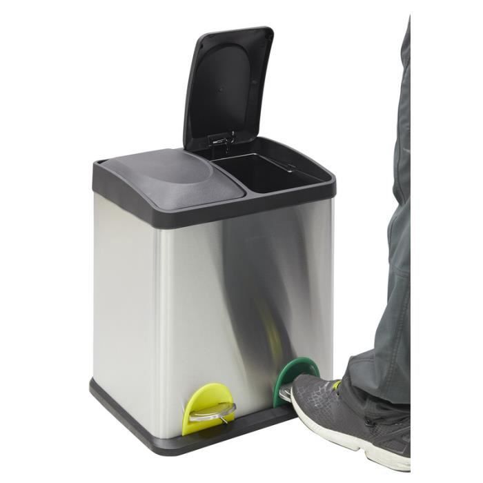 Arregui Step Bin CR705-30L Poubelle de recyclage avec pédale d ...