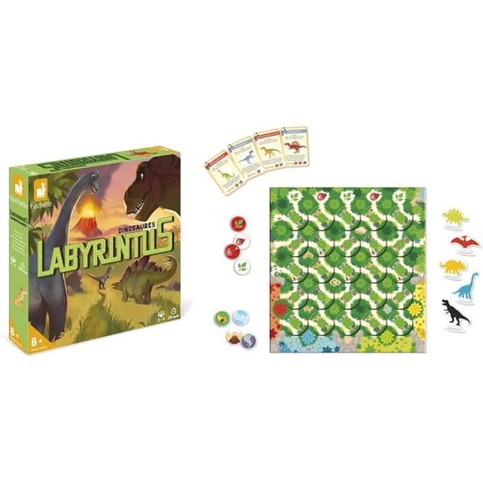 Labyrintus Dinosaures - Jeu De Société Enfant - Jeu De Plateau Et De ...