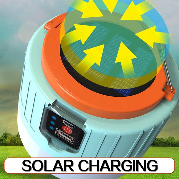 Lampes campingAmpoule solaire Rechargeable par USBlanterne Portable de ...