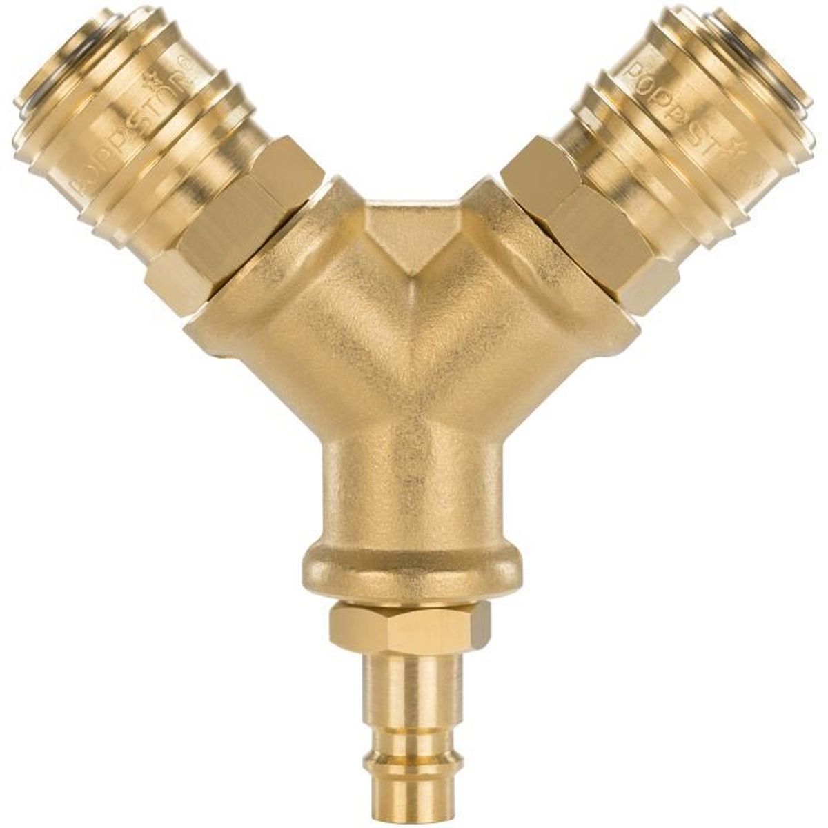 Poppstar Distributeur d’air Comprimé 2 Voies avec Raccords Rapides (Raccord d’air Comprimé ...