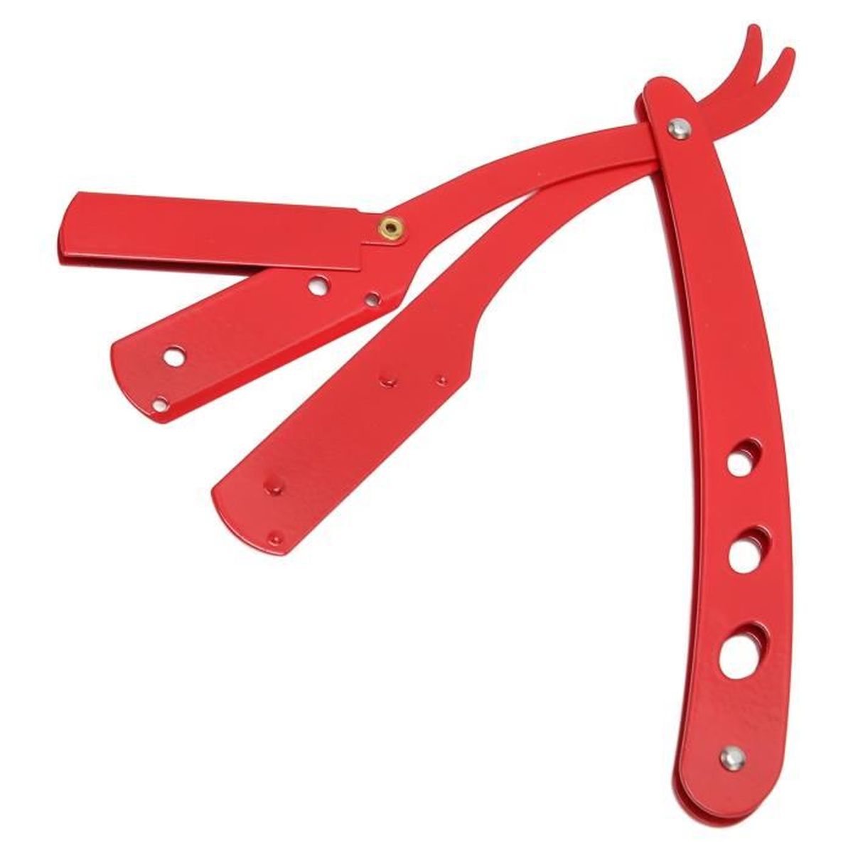 Porte-lame de cheveux Porte-lame de barbe manuel pliant en alliage bord ...
