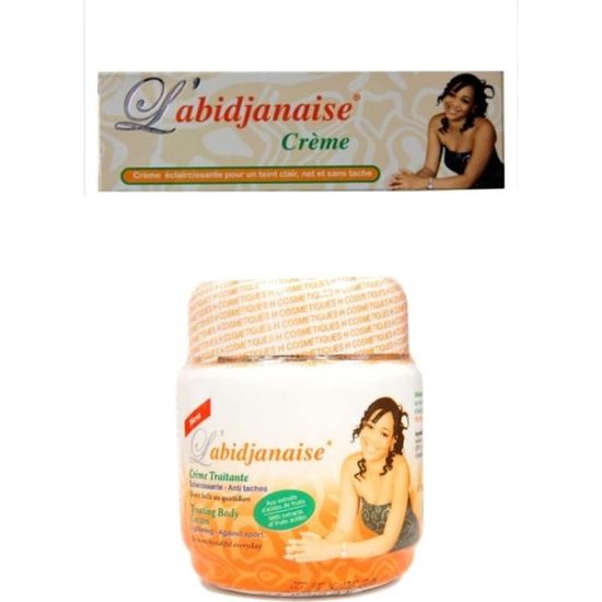 Gamme crème et tubé éclaircissante unifiante labidjanaise 2 pcs ...
