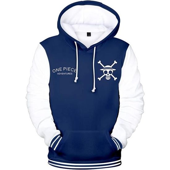 One Piece Homme Sweat à Capuche 3D Impression Casual Sweat Manche ...