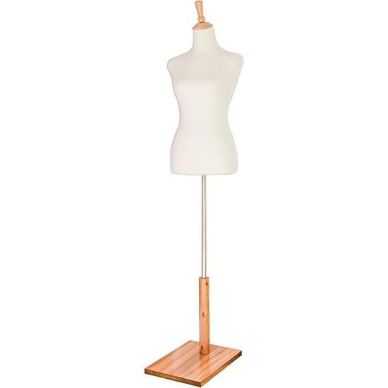 Loywe Mannequin de Couture Buste de Femme réglable en Hauteur Base ...