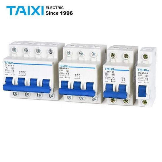 3 Pole-C16A -Disjoncteur Miniature MCB DZ47 63,1P 2P 3P 4 pôles C32A,DZ47 60Hz 10A 16A 20A 25A ...
