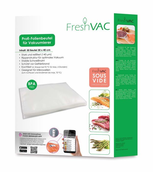 Soudeuse - machine a mettre sous vide Freshvac - 1155 - 1151, sachet en ...