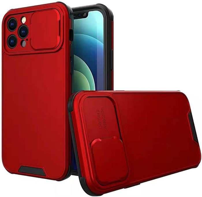 Coque Compatible avec iPhone 11 Rouge, Protection pour Caméra, Housse ...