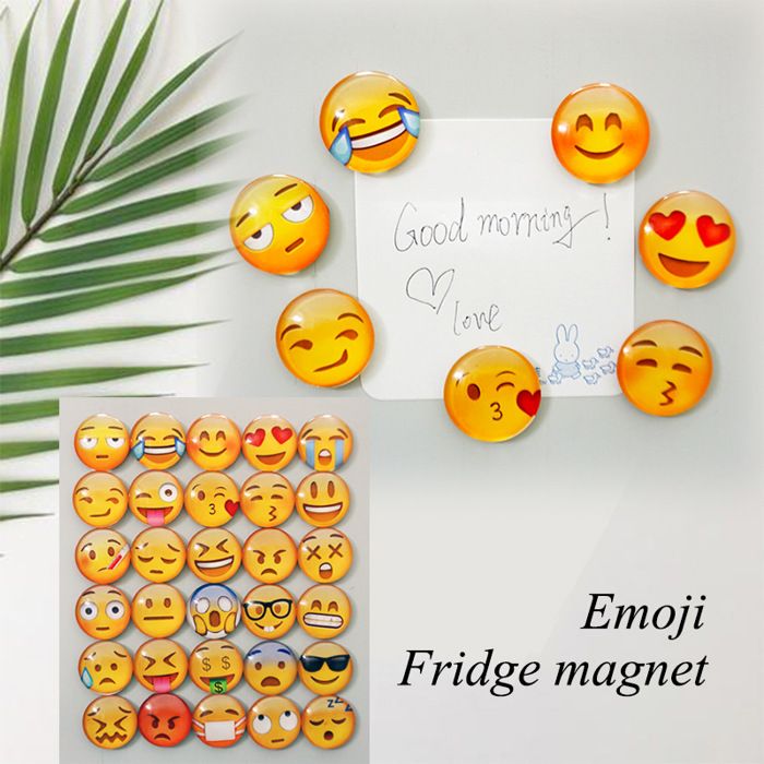 Aimant frigo, Smiley Magnet Frigo,3D Magnet Emoji 25 Pièce Smileys ...