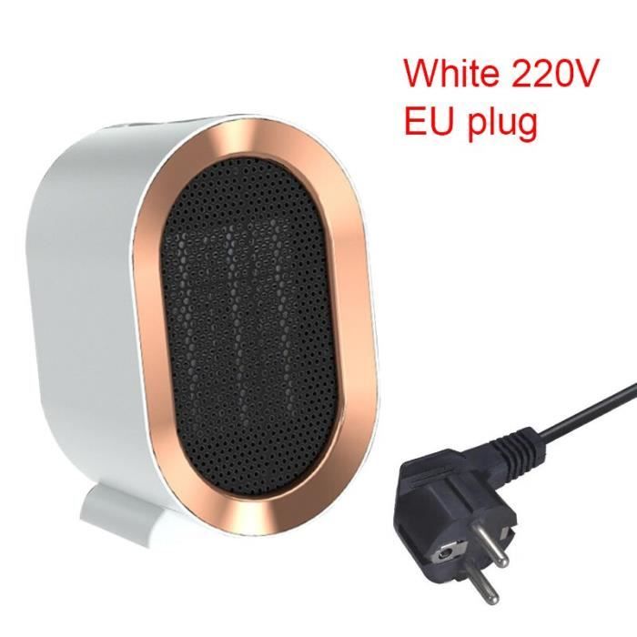 Couleur Blanc Prise UE radiateur électrique Portable 1200W 110V-220V ...