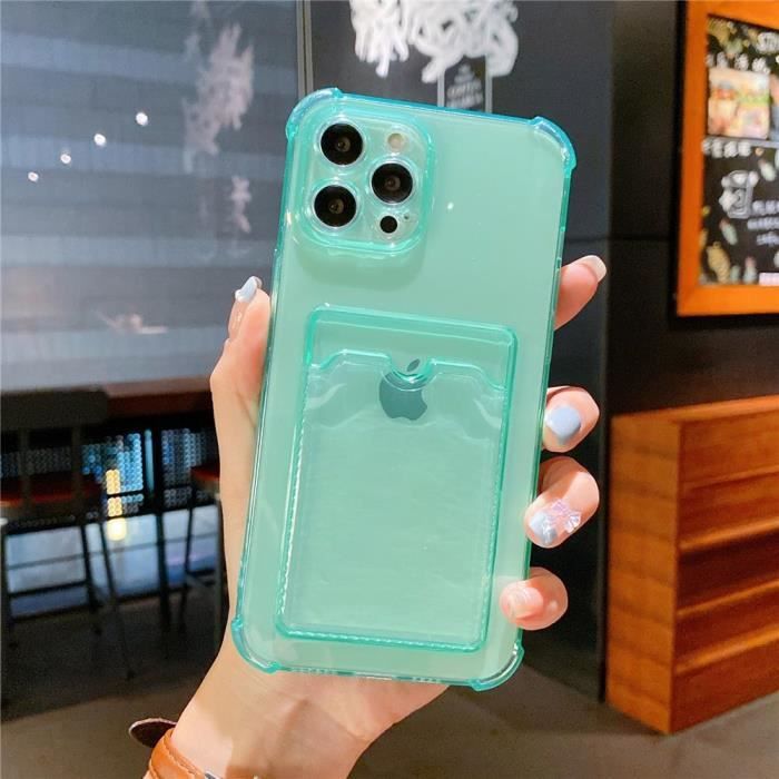 La couleur verte pour iphone Etui Coque pour iPhone 12 Pro - Cdiscount Auto
