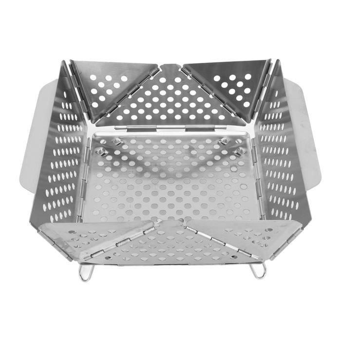Gril portatif pliable Barbecue Portable Pliable en Acier Inoxydable au Design Compact, Idéal ...