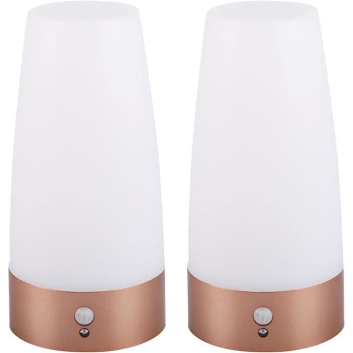 Veilleuse De Chevet Sans Fil Avec Détecteur De Mouvement Pir - Lampe De ...