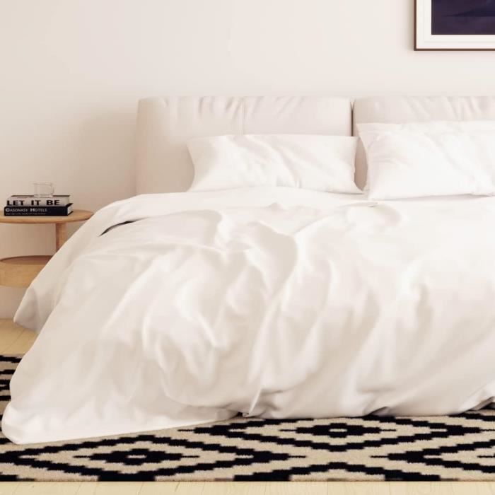Essentials Linge De Lit En Microfibre Avec 1 Housse De Couette 200X200 ...