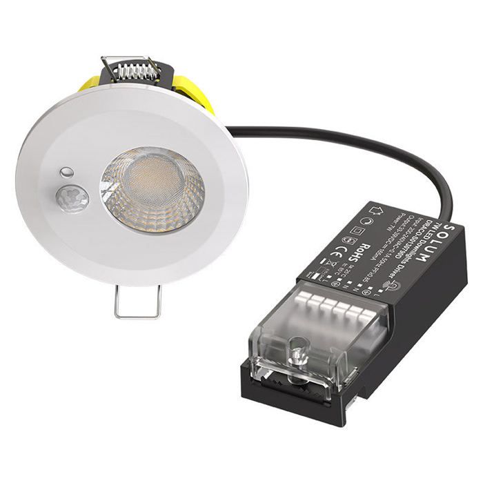 Spot LED SOLUM DRACO RT2012 RE2020 à détecteur IR de mouvement intégré ...