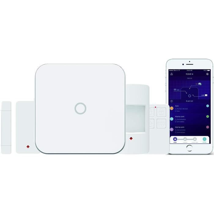 SEMAC - Alarme Maison sans Fil connectée et GSM,Compatible avec Siri ...