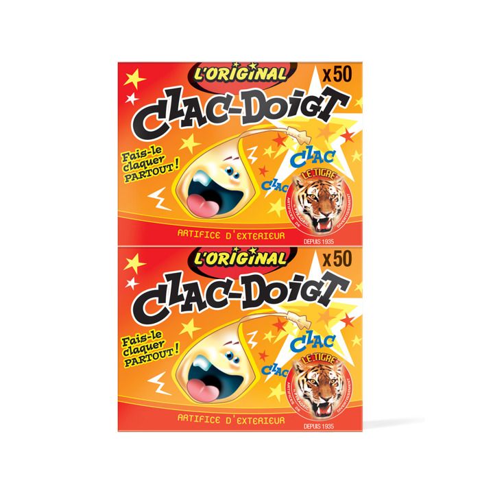 2 BOITES SACHET CLAC DOIGT - F1 Orange, Cuivre, Mandarine - Cdiscount Sport