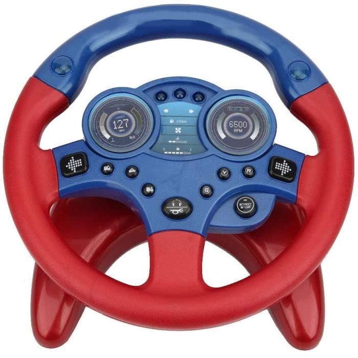 Jouet éducatif - Non spécifié - Volant de simulation - Effet sonore - 360° pivotant - Pour ...