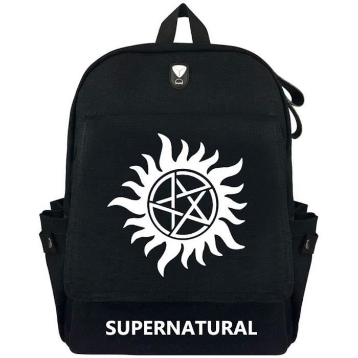 CARTABLE Cartable Sac agrave Dos en Toile Supernatural Evil Power ... CARTABLE Cartable Sac agrave Dos en Toile Supernatural Evil Power ...