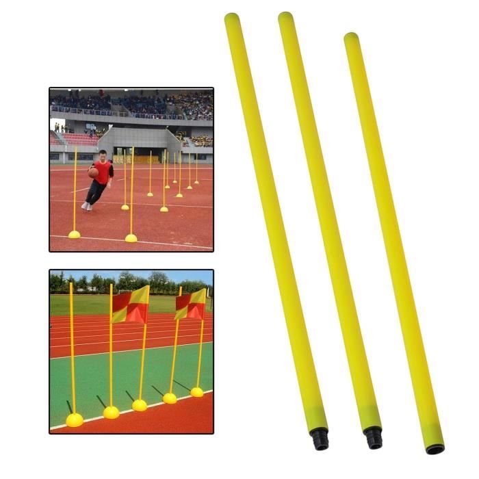 Pole du signe de 3 pièces - Pôle de marquage'entrainement de Football ...