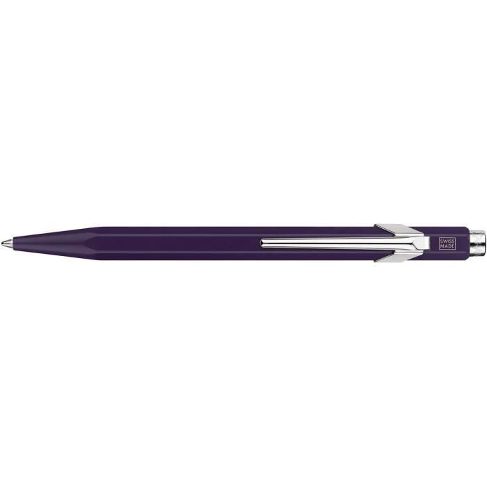 Stylo bille CARAN D'ACHE 849 VIOLA édition limitée - Couleur Rosé ...