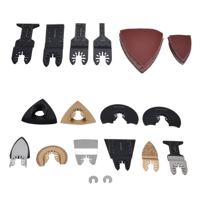 OLL Kit de lames de scie oscillantes, Outils oscillants en acier ...