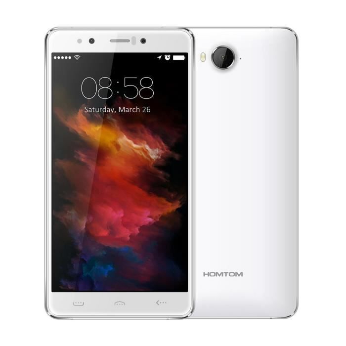 HOMTOM HT10 Smartphone 4G 5,5 pouces Android 6.0 32GB ROM 21MP appareil ...
