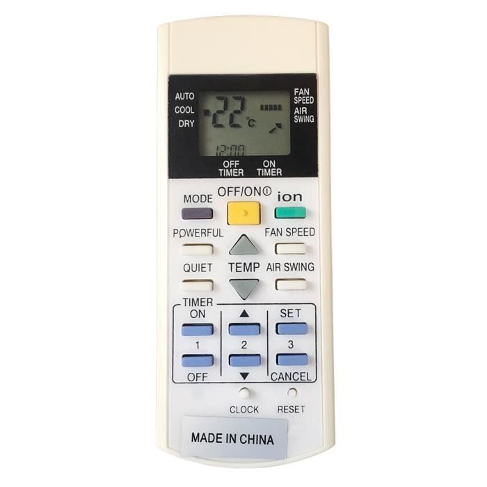 New -Télécommande de remplacement pour climatiseur Panasonic pour ...