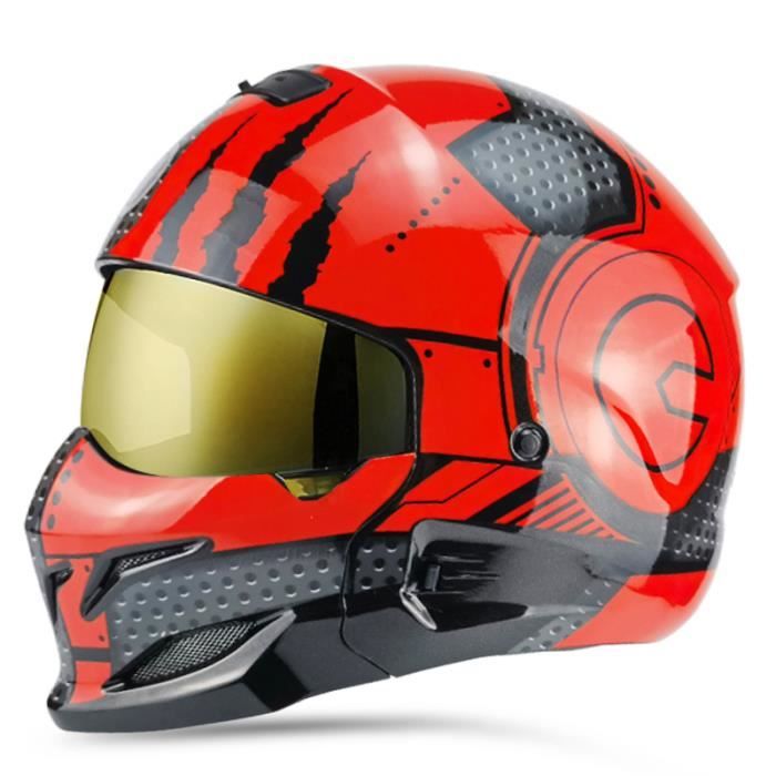 RUMOCOVO®casque de moto, combinaison de personnalité, intégral ...
