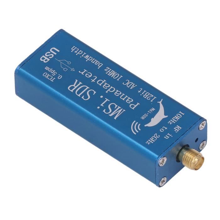 Qiilu module récepteur radio Récepteur MSI SDR 10kHz‑2GHz 12 Bit ADC ...