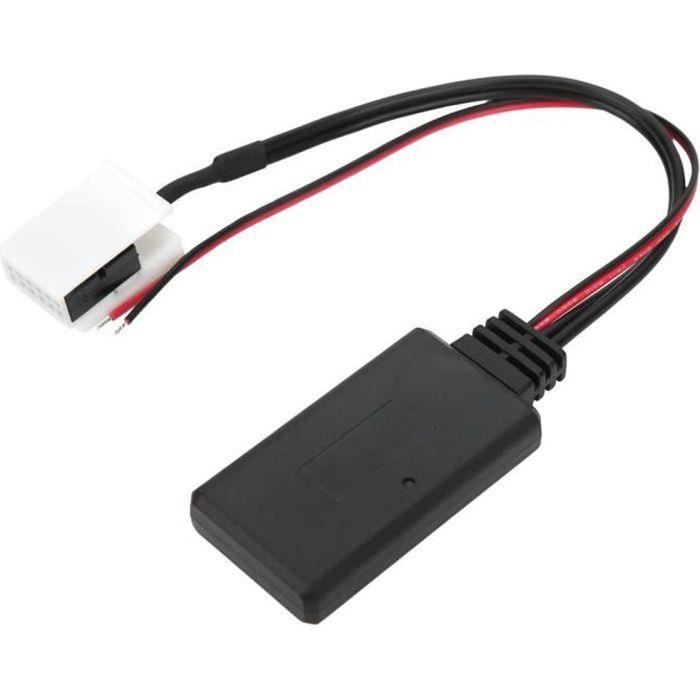 Zhizu-câble d'entrée auxiliaire Adaptateur de câble stéréo AUX Radio ...