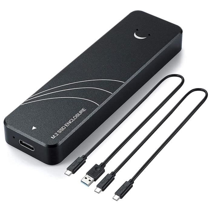 BoîTier SSD SATA M.2 NGFF, Adaptateur de BoîTier de Disque Dur PCIe USB ...