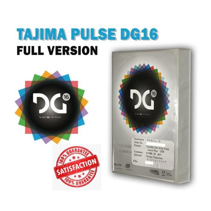 Tajima Dg 16 par pulse Full Soft Tajima broderie Soft - Cdiscount ...