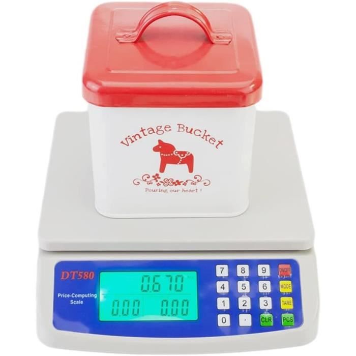 Balance Cuisine Numérique 30Kg-66Lb Balance Électronique Calcul Des ...